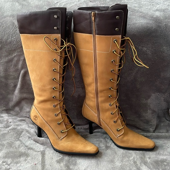 Timberland | Shoes | Authentic Timberland Veneda Carter Leather Trimmed ...